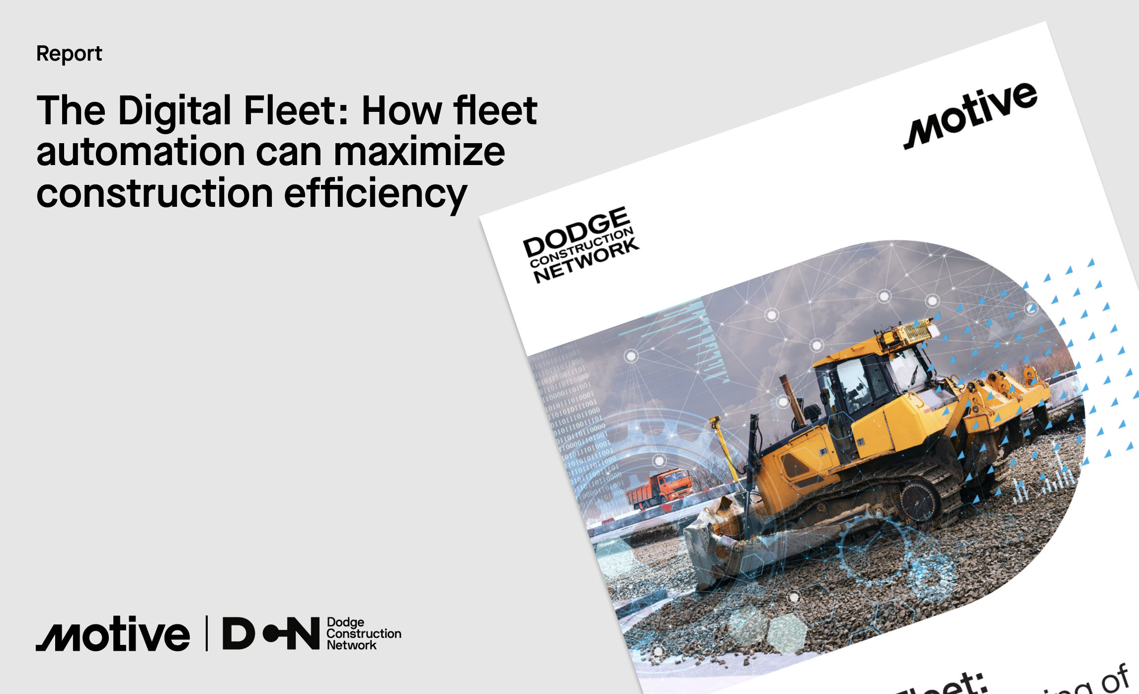 Motive | Report: The Digital Fleet: How fleet automation can maximize construction efficiency